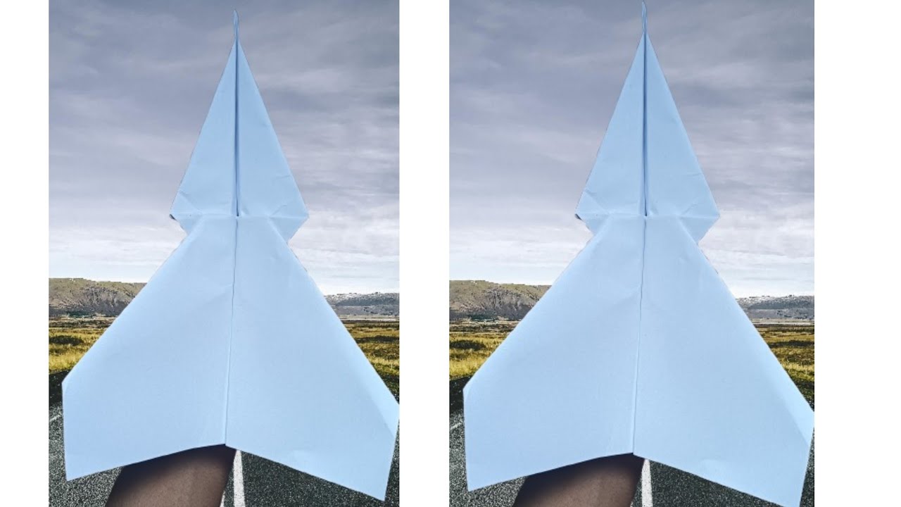 How to make Competition🏆Winning Paper Airplane flies far 1000 feet ...