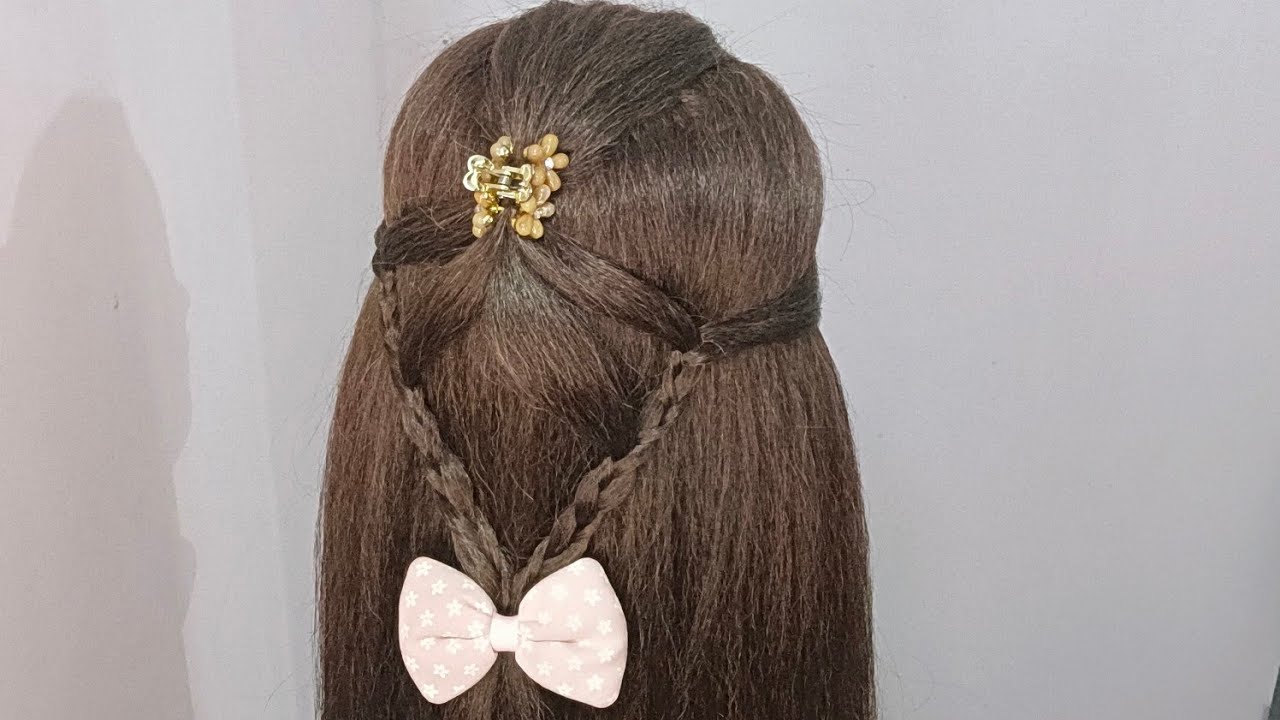 Very easy beautiful hairstyle for school college office girl/Hairstyle ...