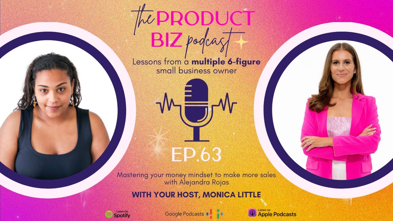 EP 63: Mastering your money mindset to make more sales with Alejandra ...