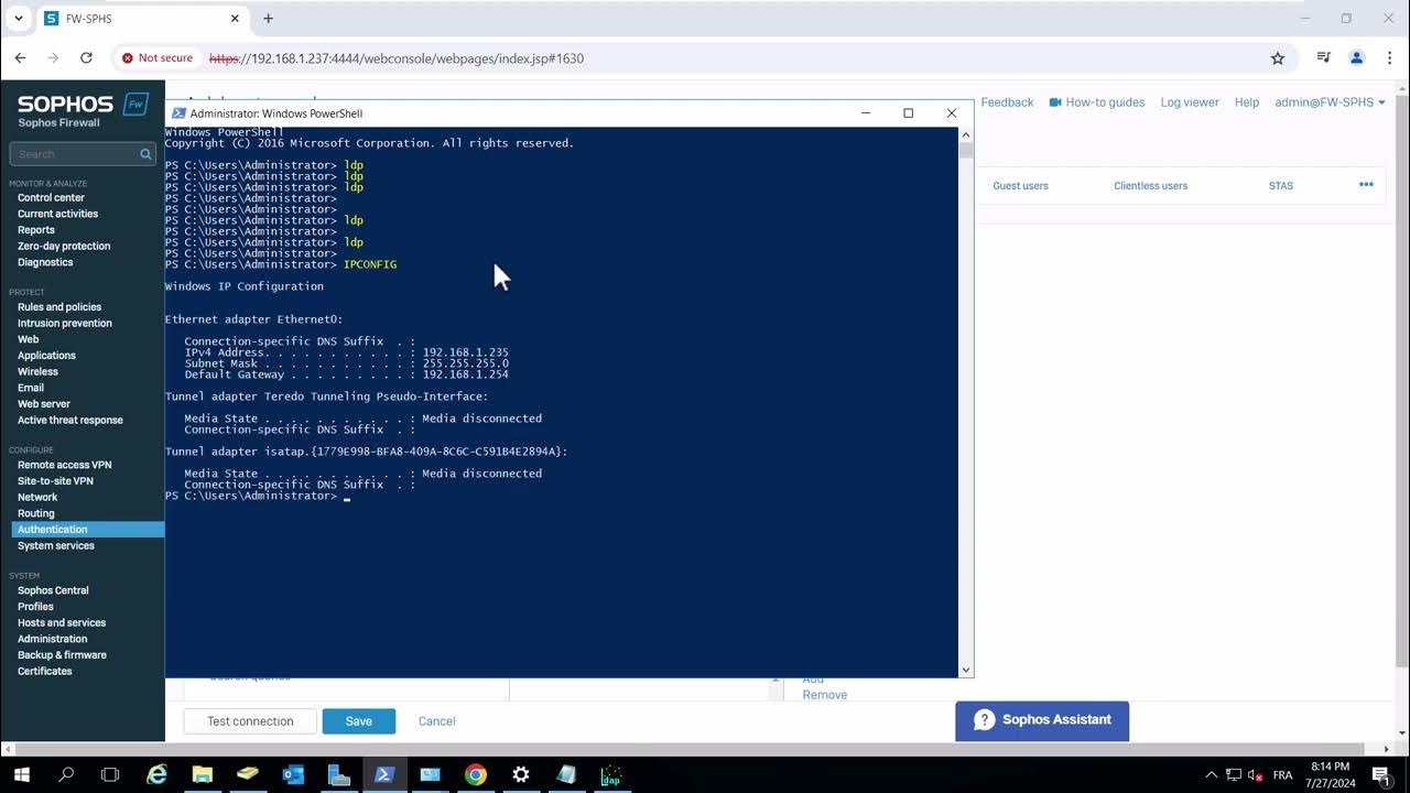 Configure Secure LDAP to connect With Sophos XG - YouTube