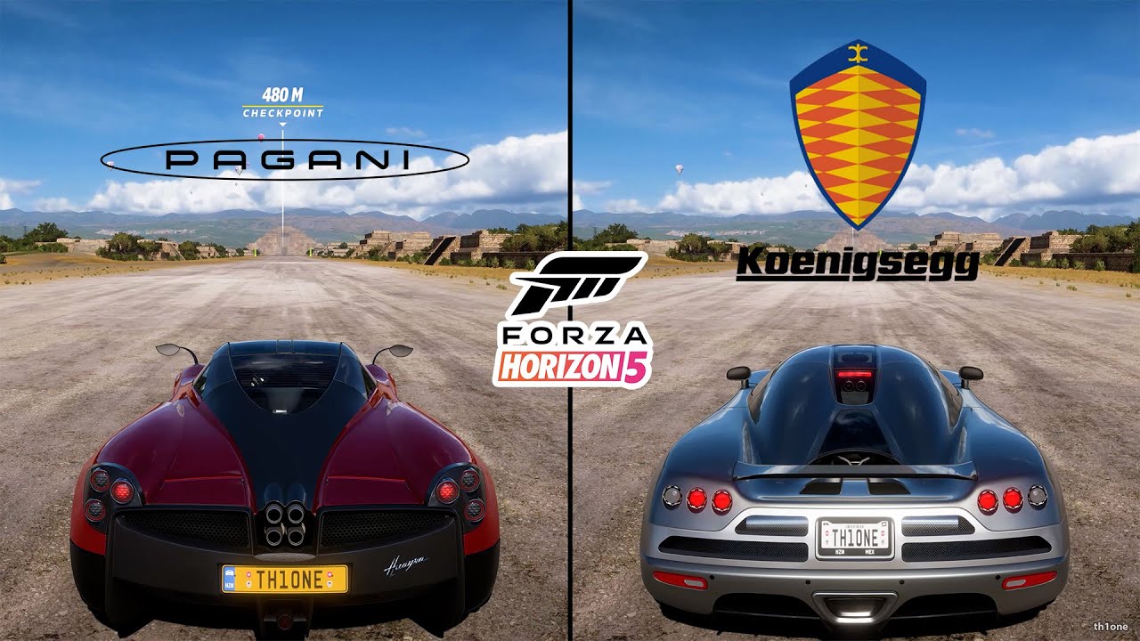 Pagani Huayra 2012 vs Koenigsegg CCX 2006 – Forza Horizon 5 Supercar ...