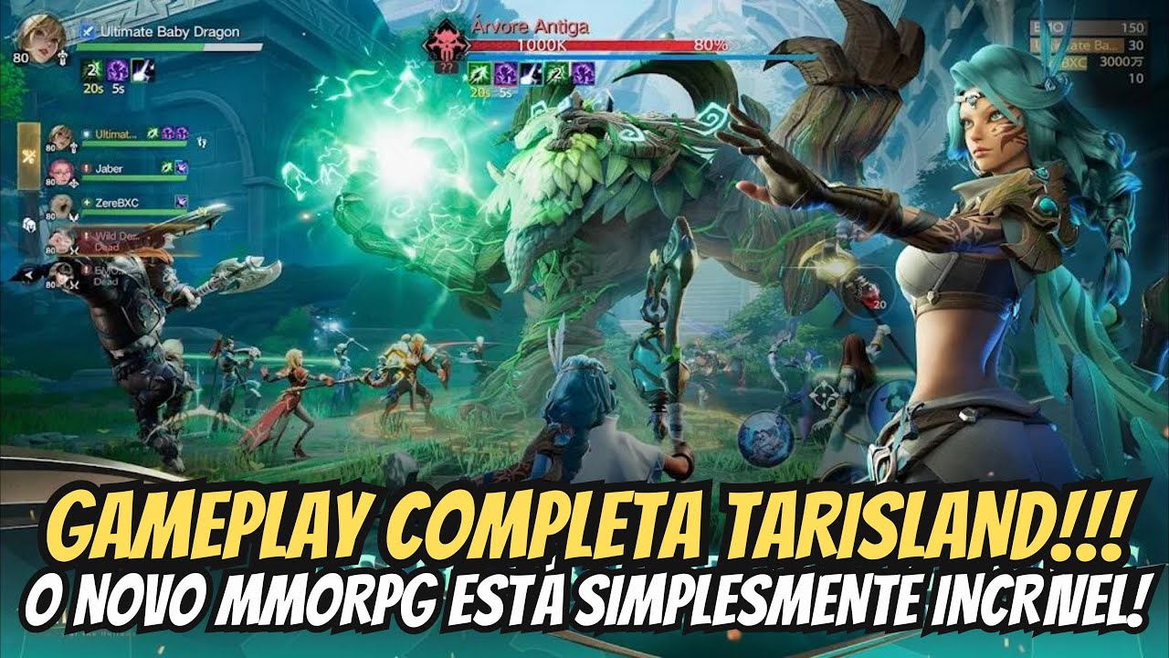 ⭐GAMEPLAY COMPLETA TARISLAND O NOVO MMORPG MOBILE PARA ANDROID/IOS!!!⭐ ...