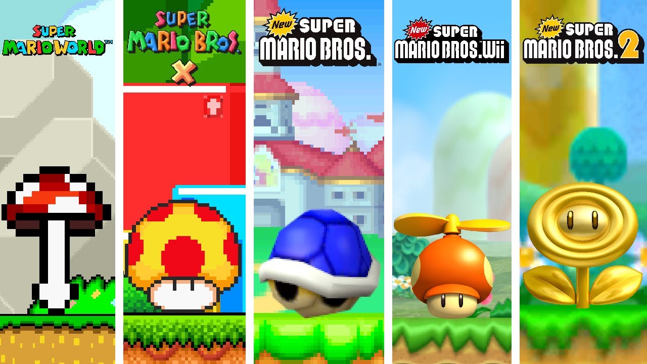 Strong Items in some Mario Games - YouTube