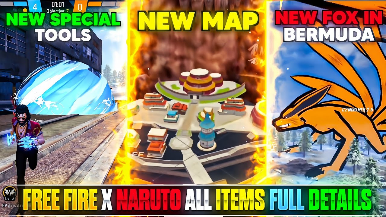 Free Fire X Naruto Collab In Game Special Changing 🤯 - YouTube