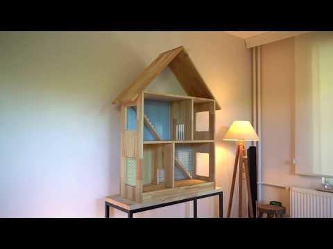 AHŞAP BEBEK EVİ YAPIM VİDEOSU  // DIY DOLLHOUSE  // MAKING DOLLHOUSE