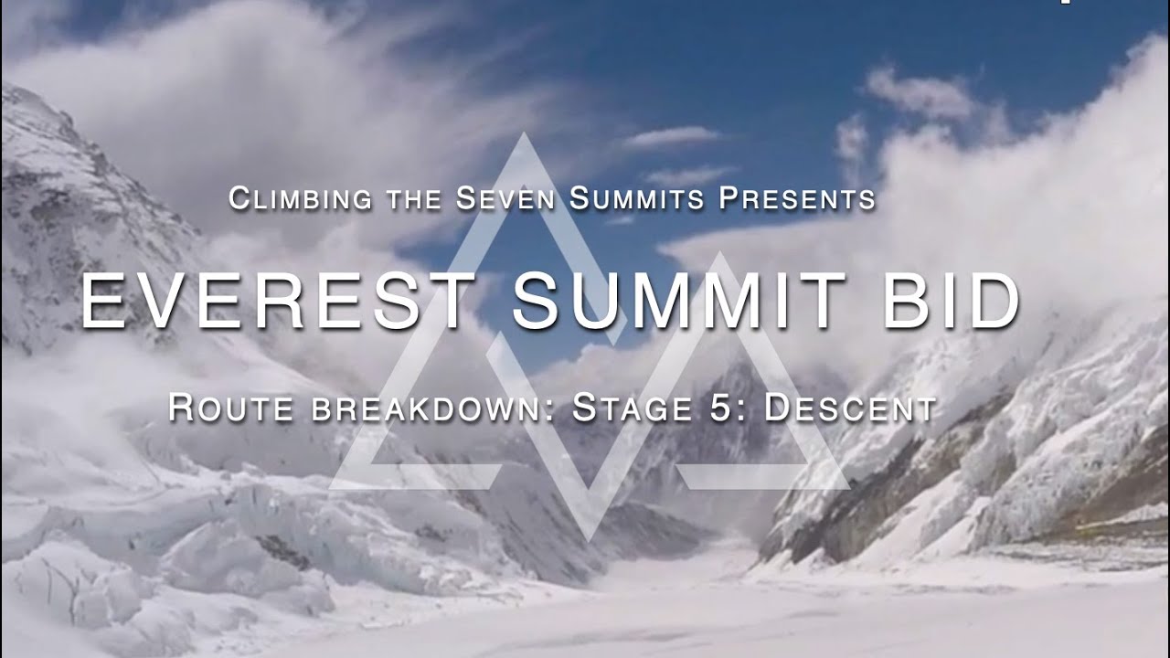 Everest Summit Day in Stages - 5: The Descent - YouTube