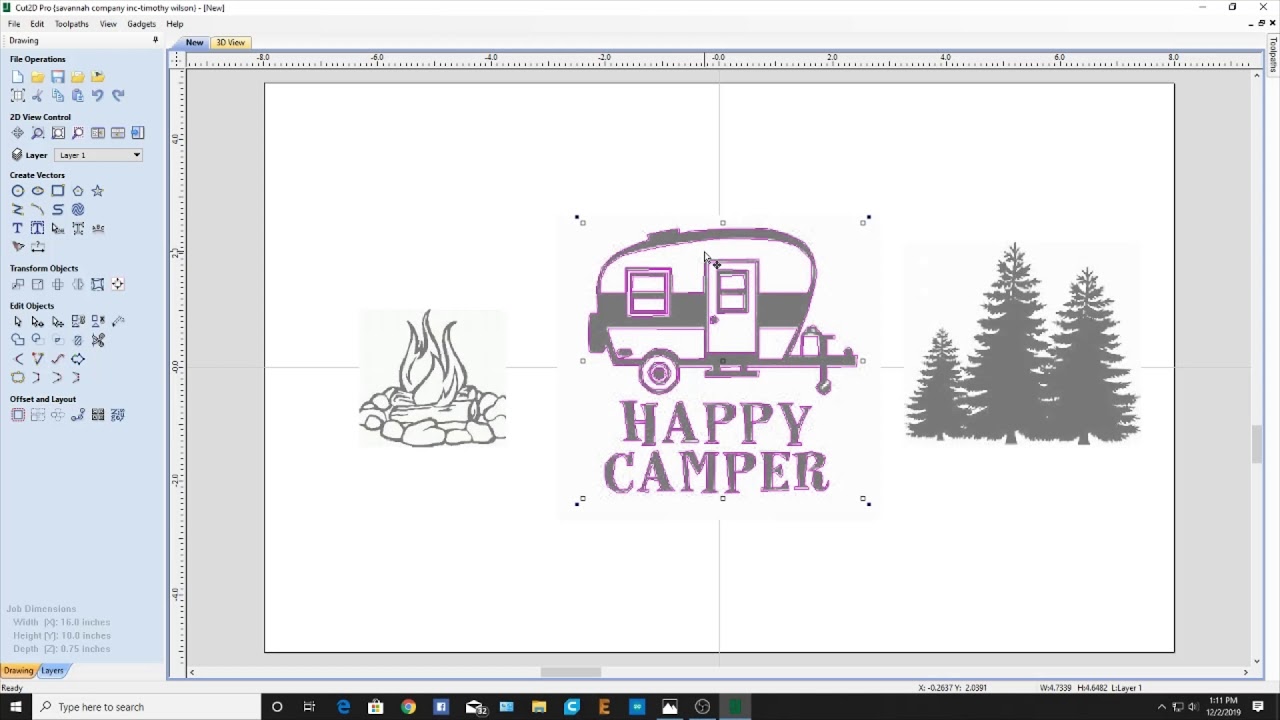 Vetric Cut 2d Pro Demo - YouTube
