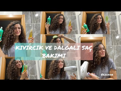 #KIVIRCIK VE #DALGALI #SAÇ BAKIMI MUHTEŞEM ETKİ!  #PANTENE #SYOSS #CURLY  #ELİDOR BELİRGİN BUKLELER