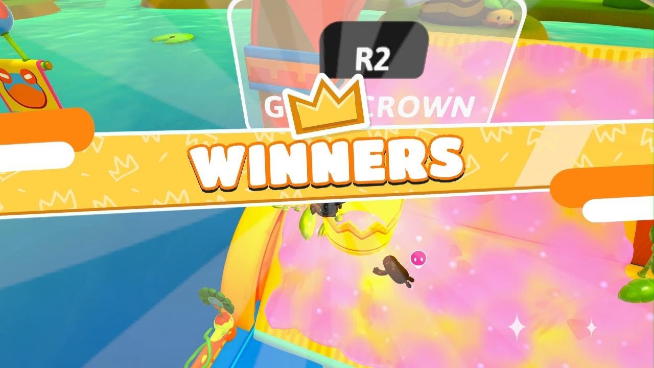 Fall Guys getting the crown - YouTube