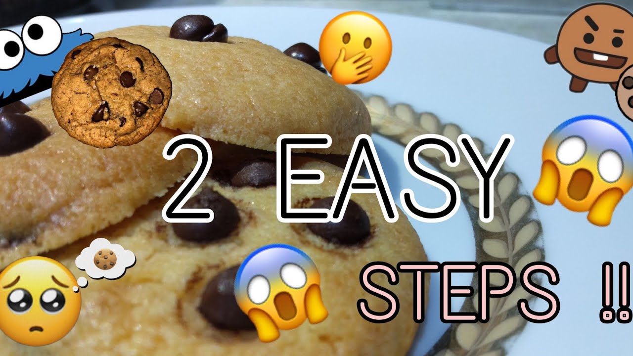 TRYING OUT 2 EASY STEPS TO BAKE COOKIES !! CRAZY - YouTube
