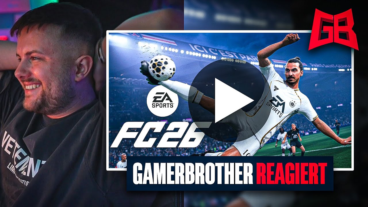 BROSKI im EAFC26 TRAILER 😍 GamerBrother REAGIERT auf EAFC 26 ULTIMATE ...