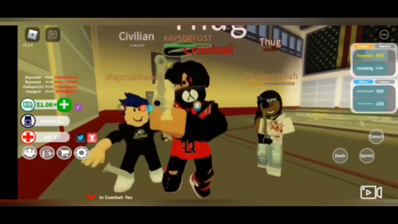 My Funny Moments 💀 ((Roblox Slums)) - YouTube