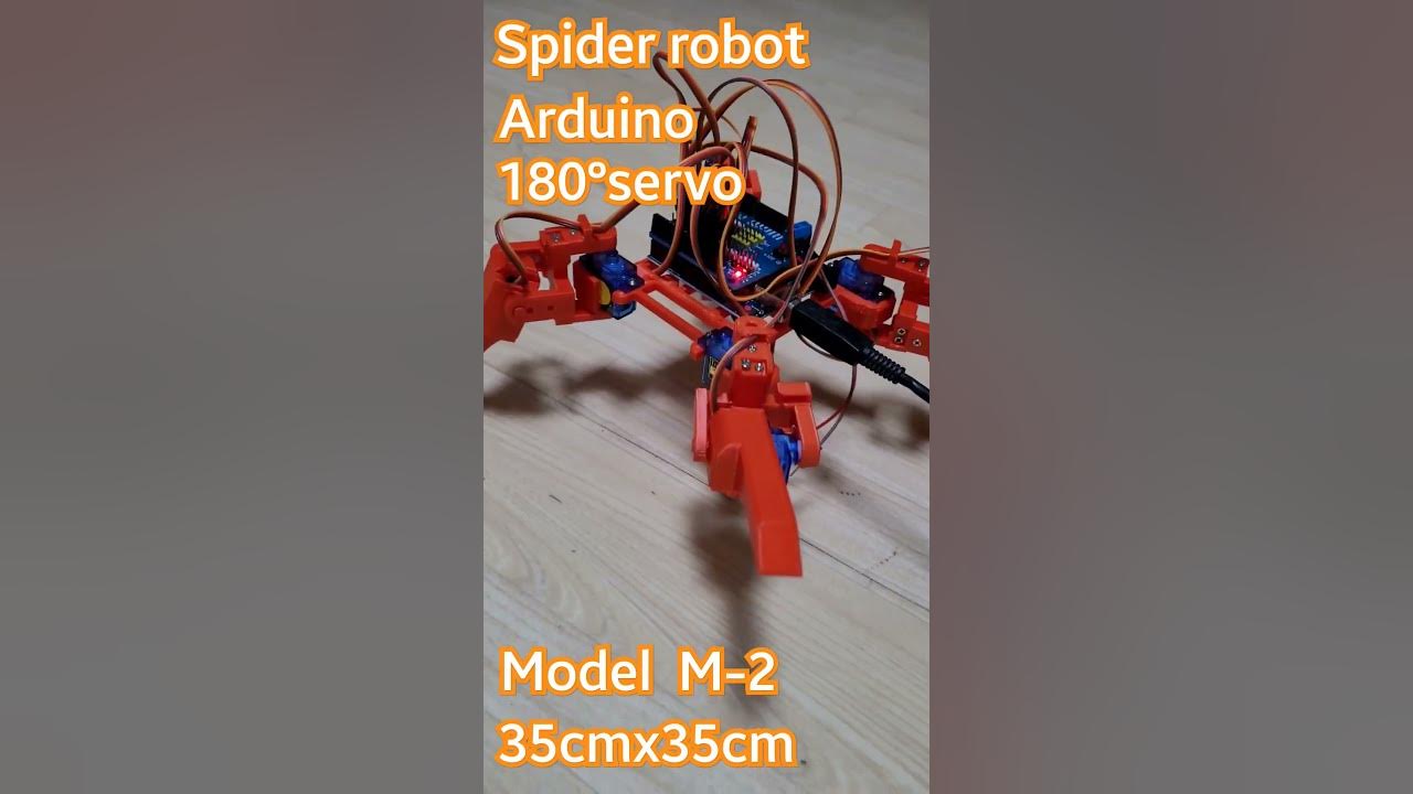 Spider robot #arduino #arduinoproject #tinkercad #coding #spiderrobot #3dprinting - YouTube