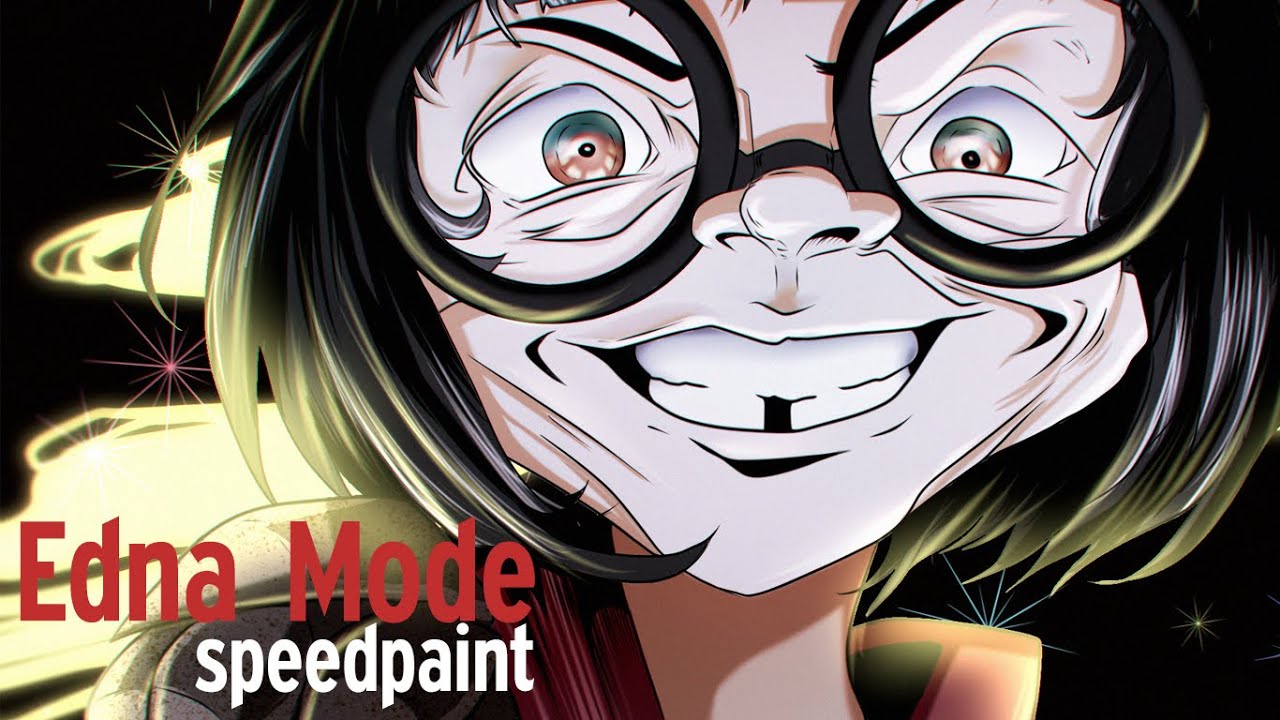 Edna Mode THE INCREDIBLES [SPEEDPAINT] - YouTube