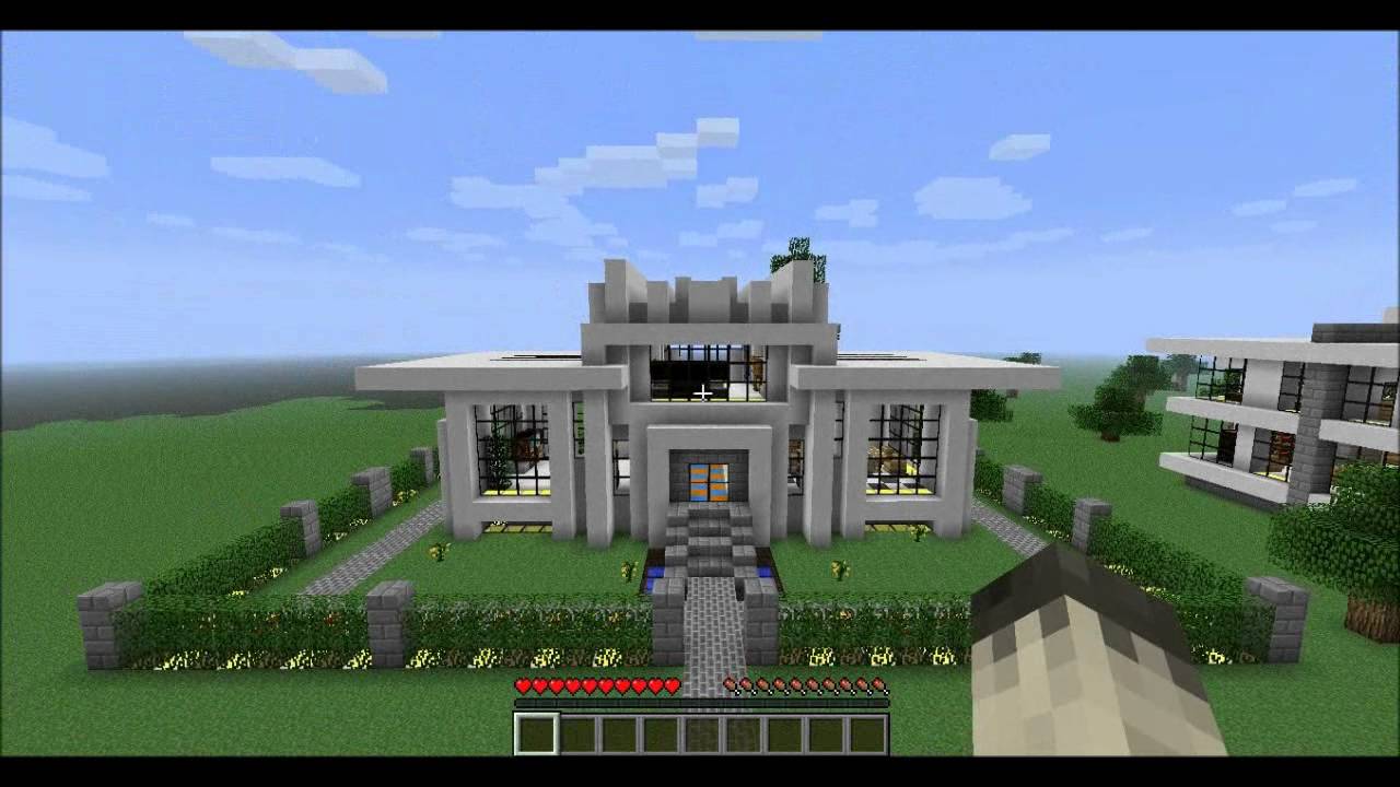 Minecraft Modern Neighborhood - House seven (download) HD - YouTube