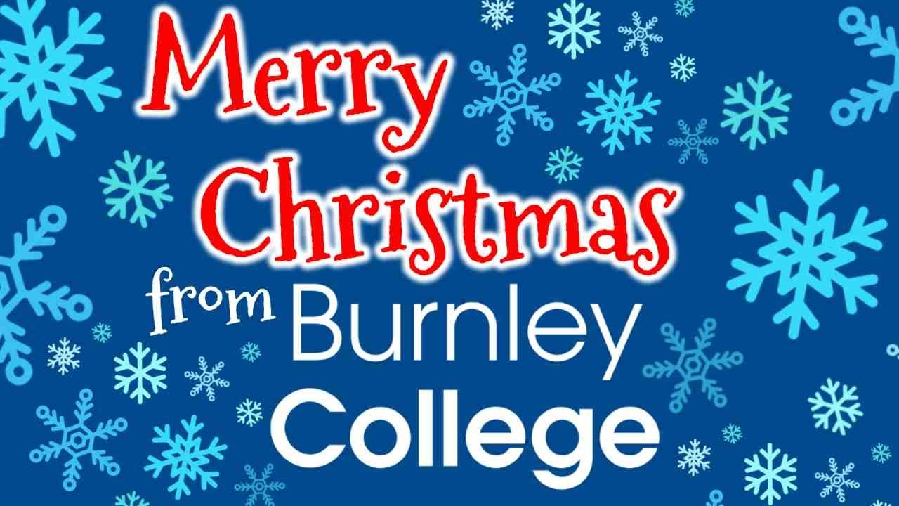Merry Christmas from Burnley College - YouTube