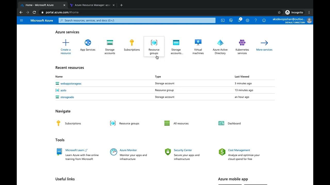 Create Azure Web App via Terraform - YouTube