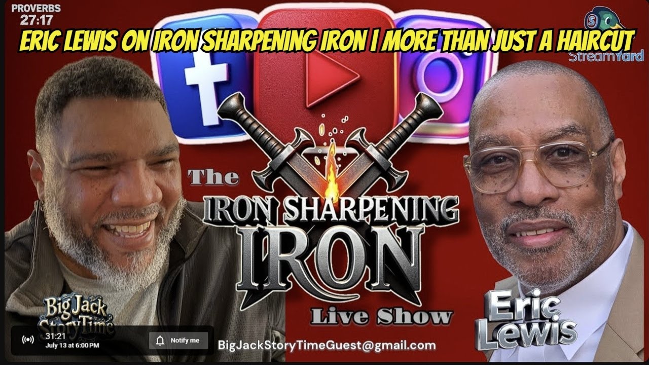 Eric Lewis on Iron Sharpening Iron | More Than Just a Haircut ️🧠 - YouTube