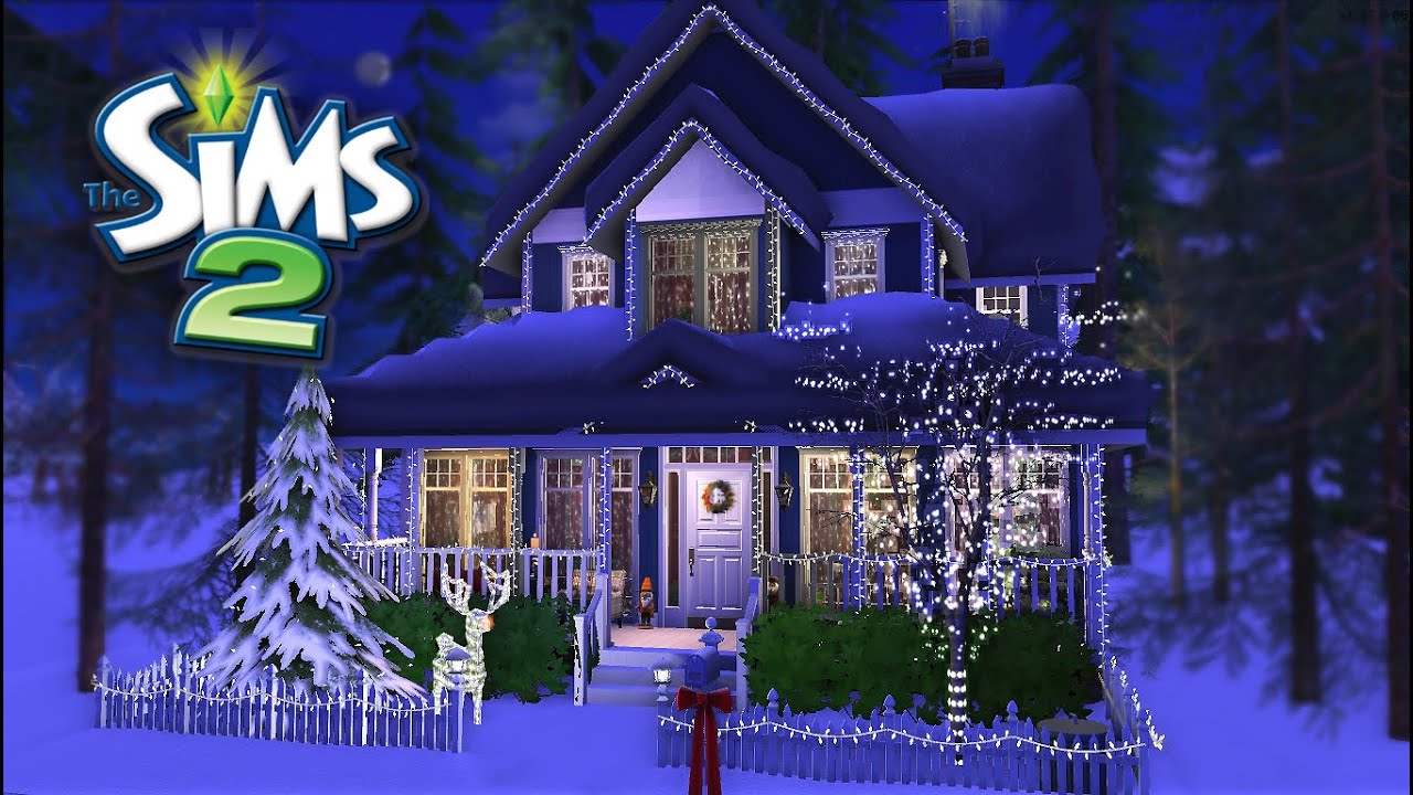 The Christmas Holiday House | The Sims 2 Speed Build I Custom Content ...