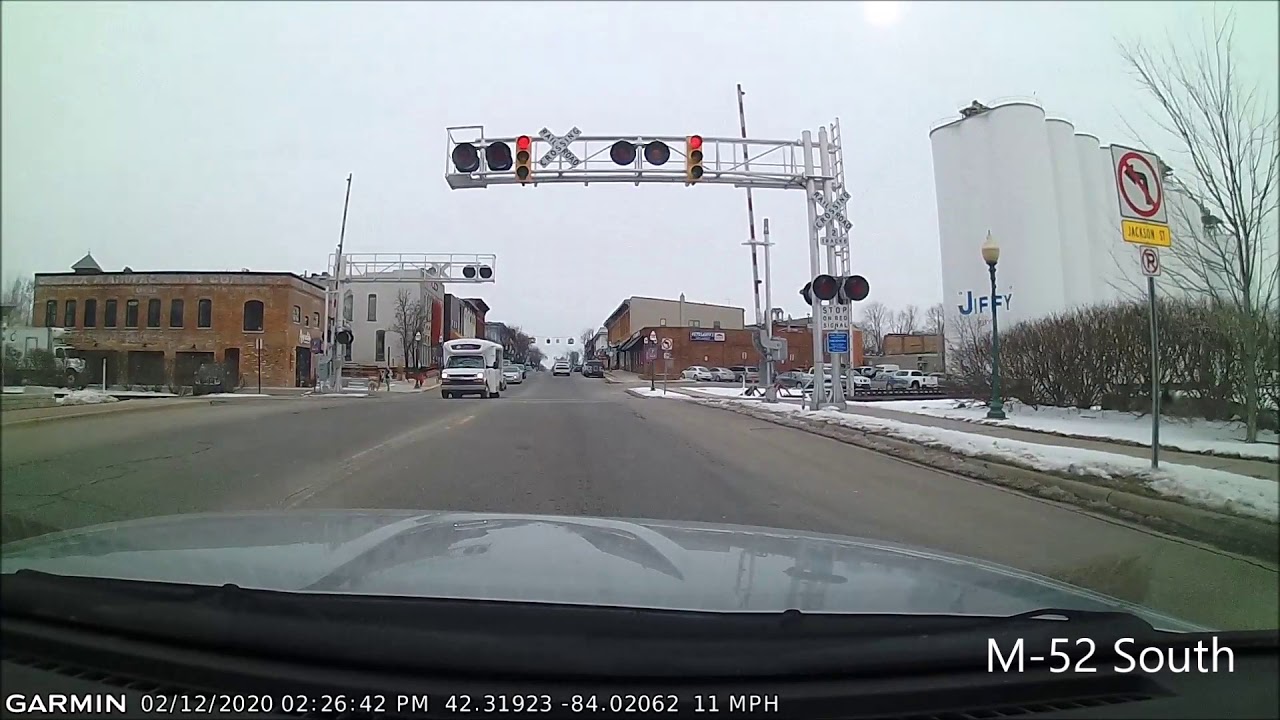Michigan Drive Time lapse M-14, I-94, M-106, M-52, And Back Roads - YouTube