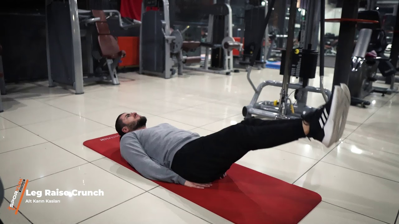 Leg Raise Crunch - YouTube