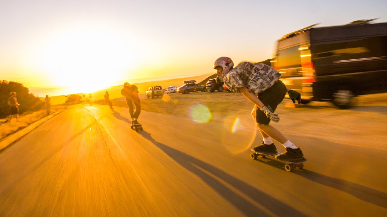 Longboarding Photography Sunset