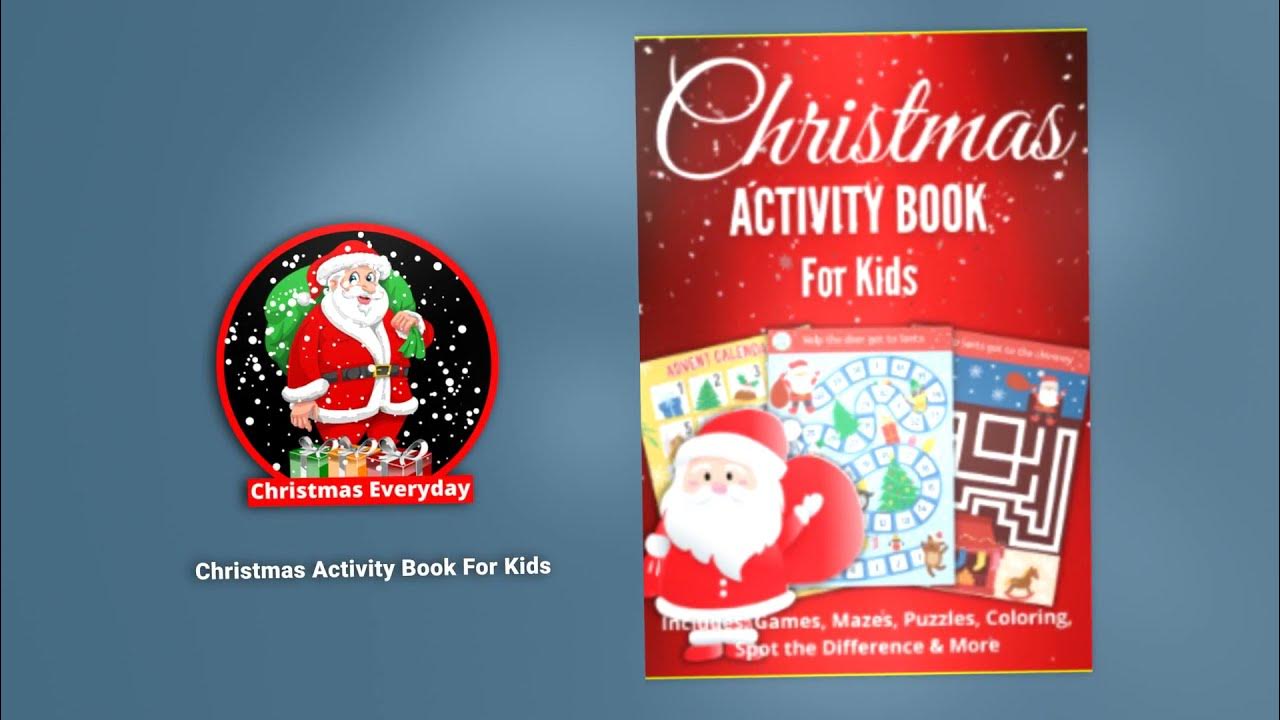 Christmas activity book for kids | Stocking Stuffer Ideas 2021 - YouTube