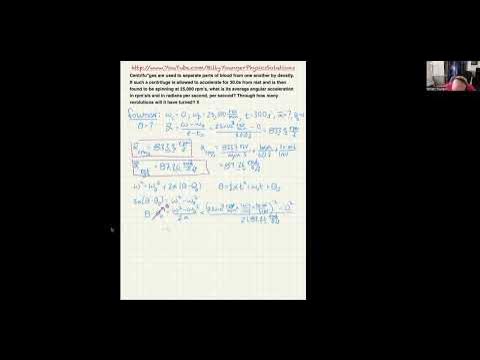 Angular Kinematics Example: Find average angular accel. and total angle ...