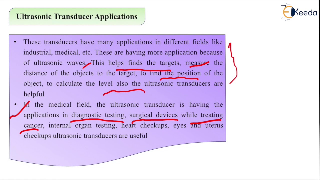Ultrasonic Transducer - Types of Transducers - Transducer 1 - YouTube