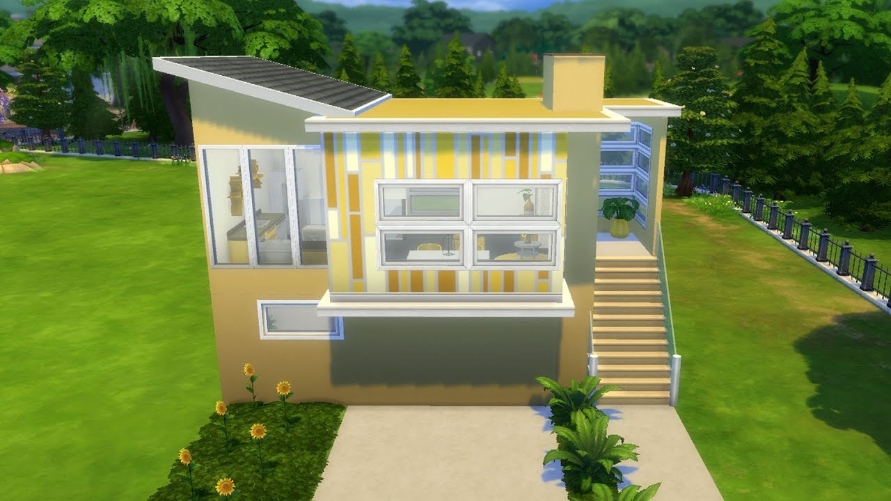The Sims 4 - Which Color Looks Better SERIES | Yellow | House Building ...