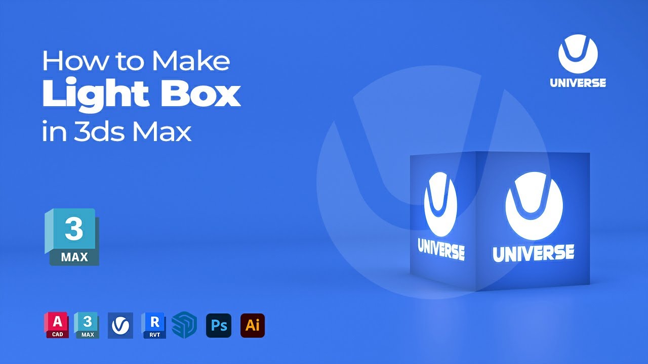 How to make light box in 3ds max I 3ds Max Tutorial - YouTube