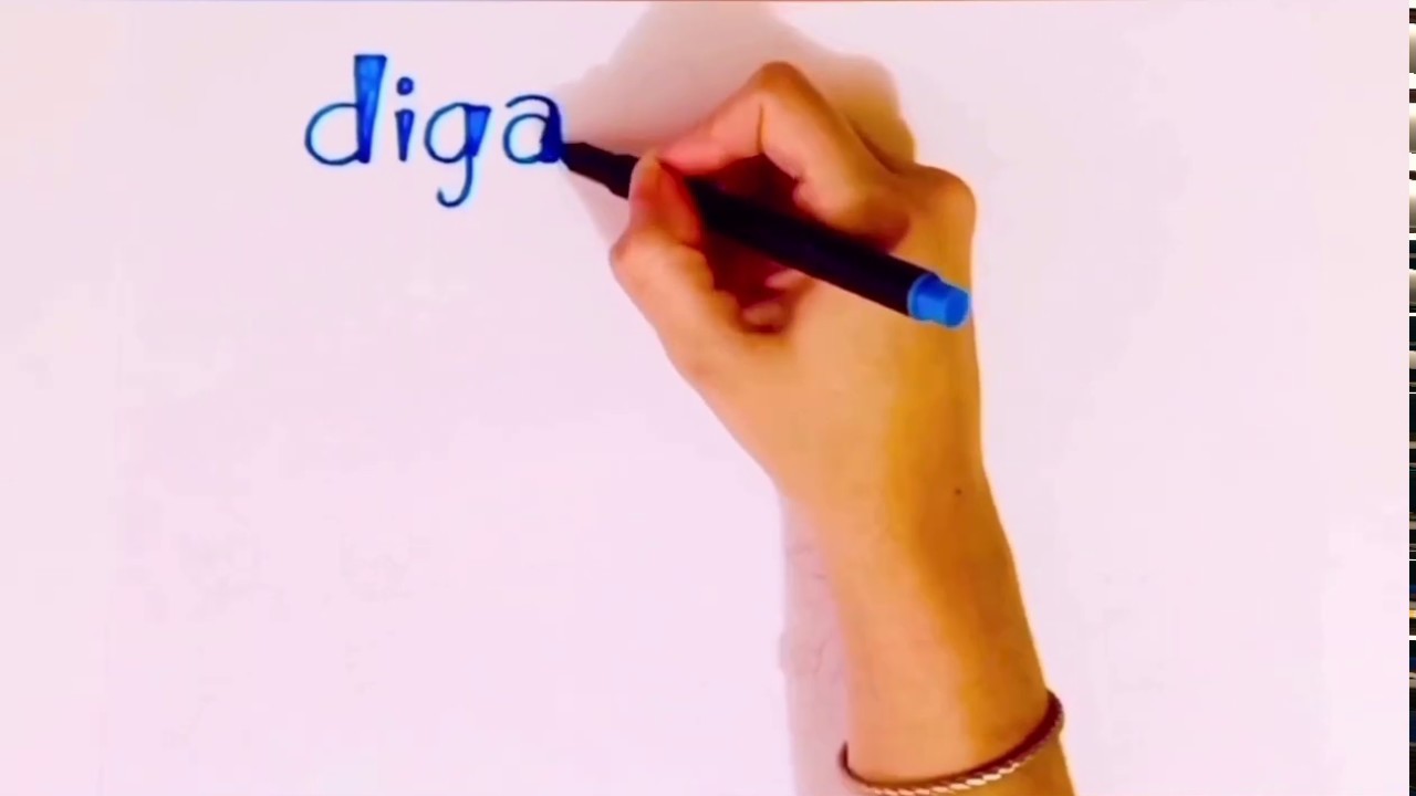 ⭐️Lettering in Video⭐️ Diga não ao bullying com arte e lettering ...