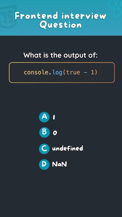 Javascript interview question Quiz 108 #javascript #react #interview #developer #coding # ...