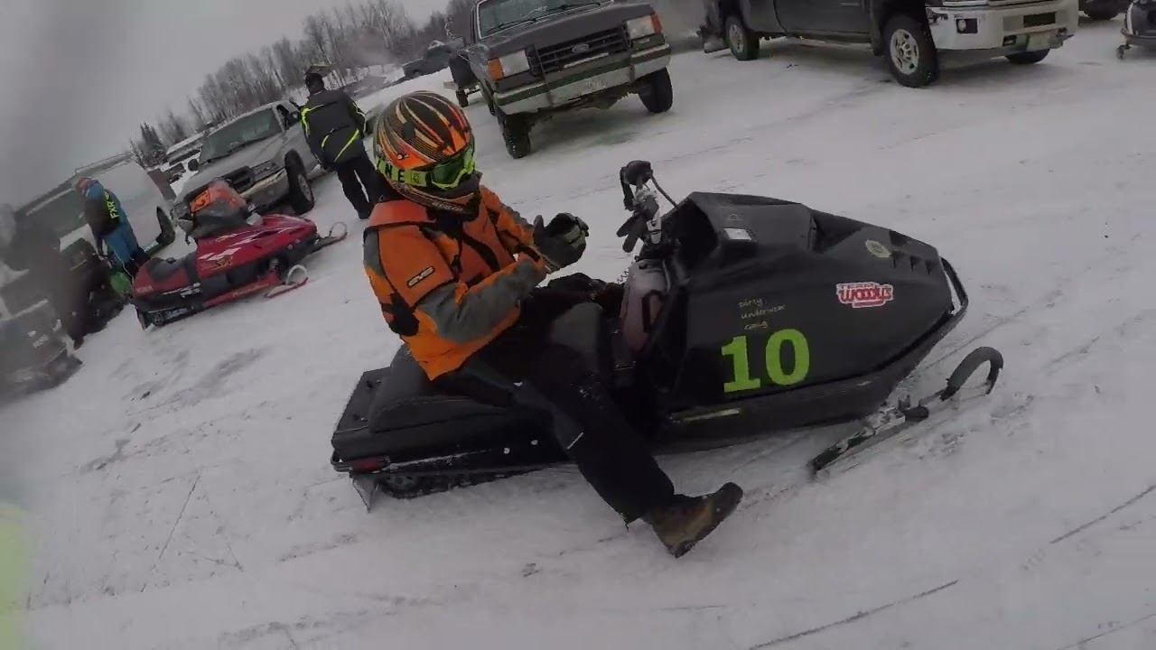 vintage ice oval race Biglake Alaska 0-400 & over 45 guys open 2-6-22 ...