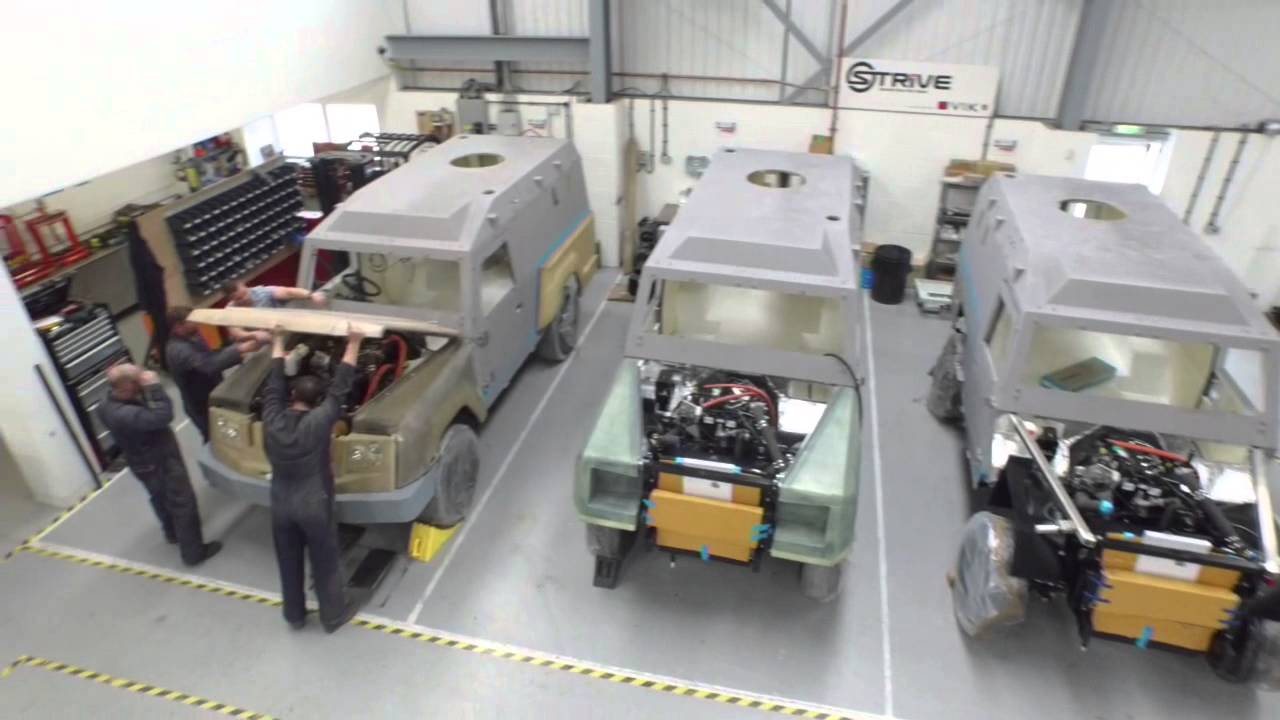 OVIK CROSSWAY Multi Role Armoured Vehicle build line - YouTube