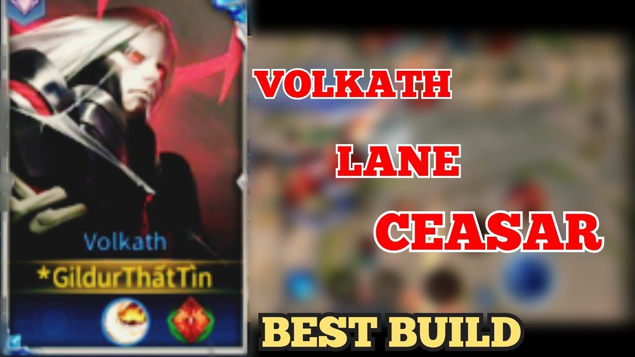 AoV : Top Volkath Lane Caesar Full Dame - Best build | Arena of Valor ...