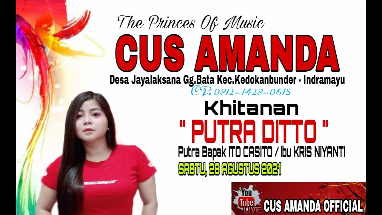 🔴LIVE THE PRINCES OF MUSIC "CUS AMANDA" | RABU 28 AGUSTUS 2021 | DS ...