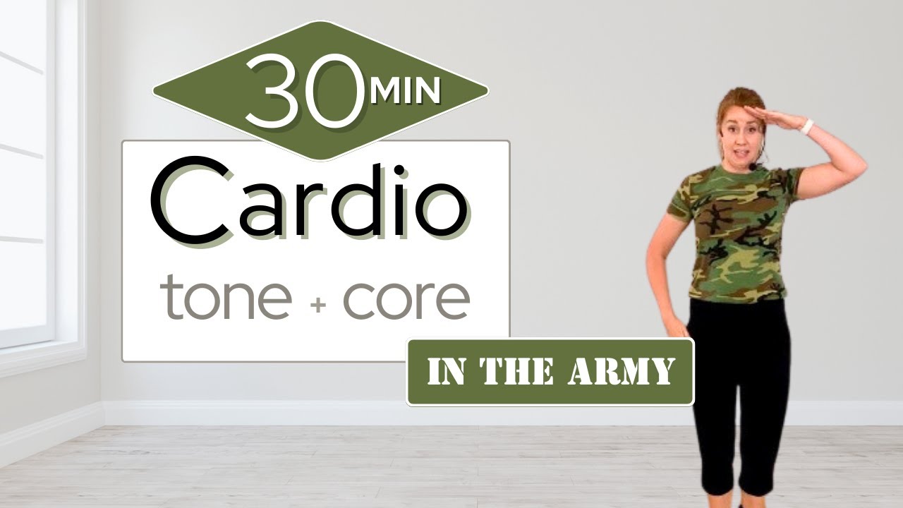 30 minute Cardio Workout - Heart Rate Up & Tone Up, Army Style | IN THE ...