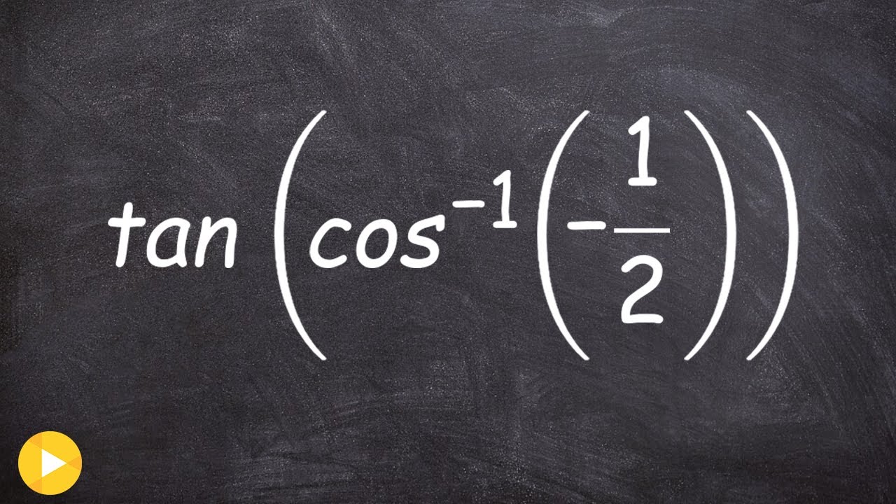 Composition of cosine inverse and tangent - YouTube
