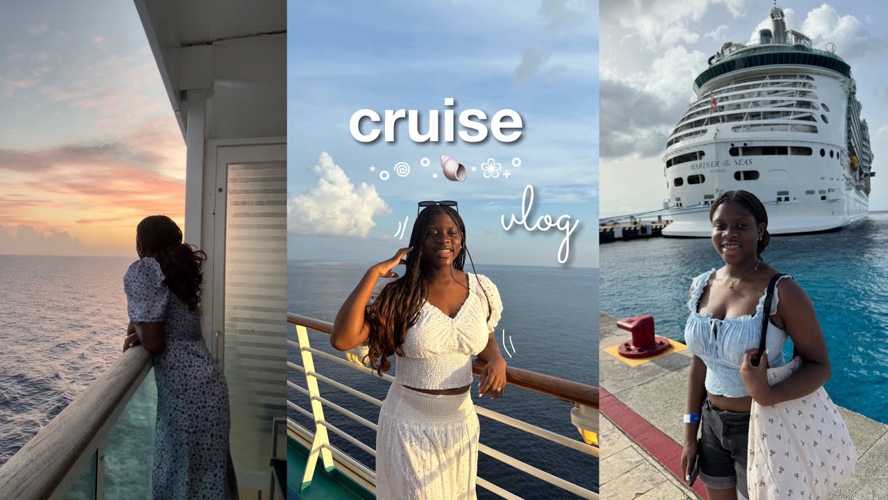 cruise vlog | kayaking, going to the beach, and pretty views 𓈒ㅤׂㅤ𓇼 ࣪ 𓈒ㅤ ...