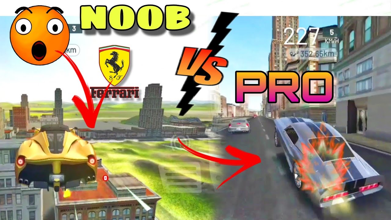 NOOB vs PRO Cars Extreme Car Driving Simulator #noobvspro #noob # ...