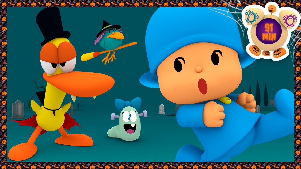 👻 POCOYO AND NINA - Scary Halloween Adventure [91 min] ANIMATED CARTOON for Children | FULL ...