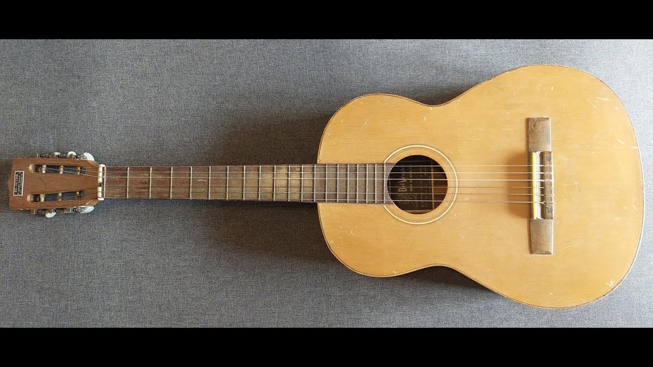 Violão Clássico Del Vecchio Antigo (provavelmente anos 1960) - YouTube