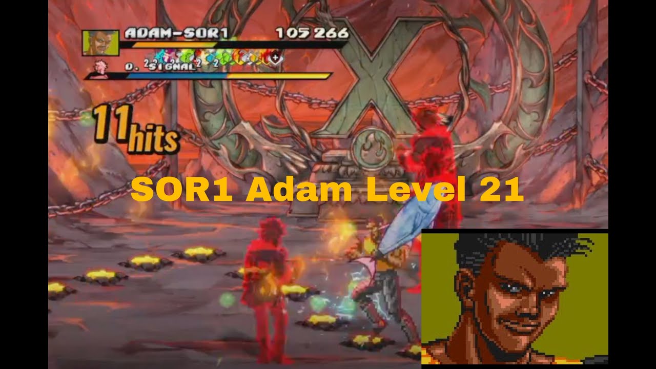 Streets Of Rage 4 Survival Mode (As SOR1 Adam Level 21) - YouTube