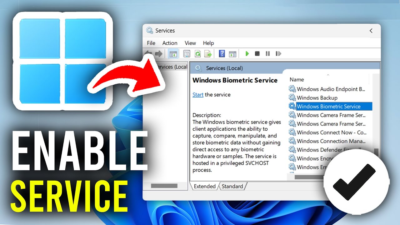 How To Enable WIndows Biometric Service In WIndows 11 - Step By Step ...