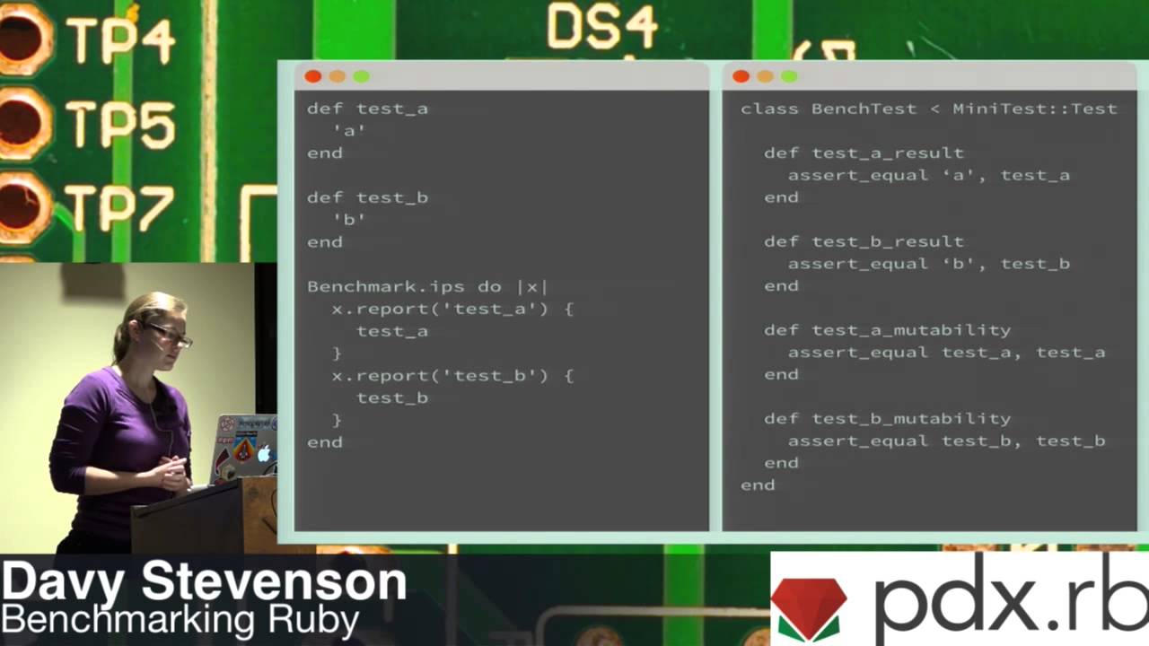 Benchmarking Ruby - Davy Stevenson - YouTube