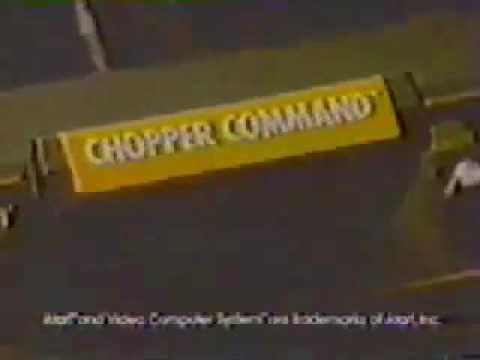 Atari 2600 Activision Chopper Command Commercial - YouTube