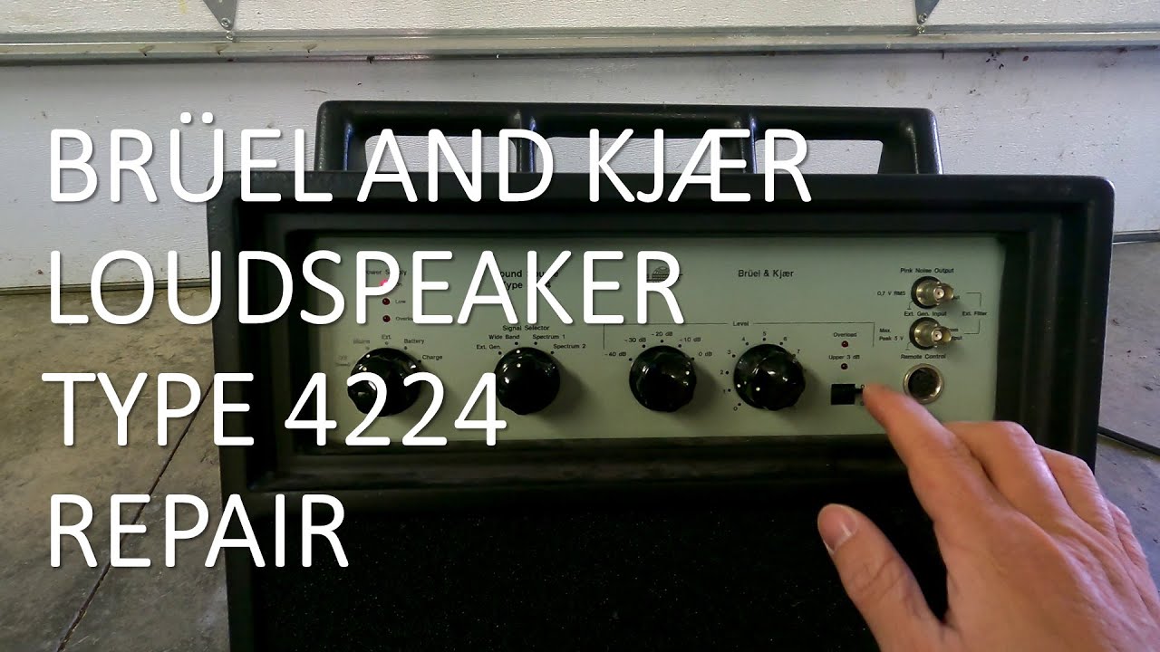 Brüel and Kjær Type 4224 Amplifier Repair - YouTube