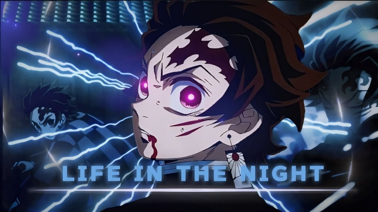 Living Life in The night -Tanjiro [EDIT/AMV] "Demon slayer" | Capcut ...