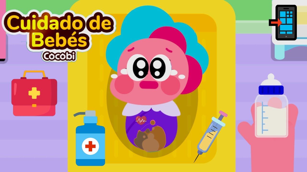 📲 CUIDADO de BEBÉS CÓCÓBI 🌈 APP en ESPAÑOL Videojuegos para Kids - YouTube